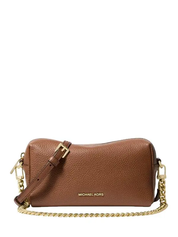 Michael Kors Bryant Small Leather Shoulder Bag - Luggage