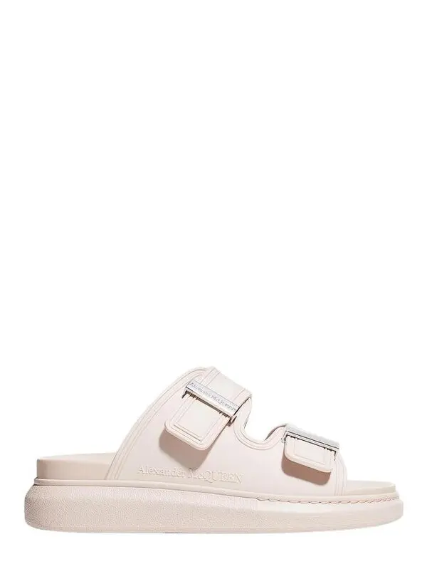 Alexander McQueen Hybrid Pool Slides - Beige
