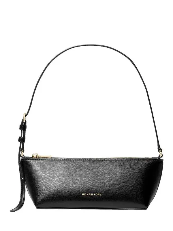 Michael Kors Laila Small East West Leather Pochette - Black