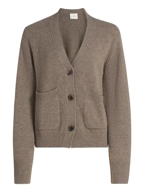 LISA YANG Danni Cashmere Relaxed-fit Cardigan - Truffle