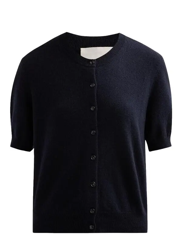 LISA YANG Marene Cashmere Cardigan - Deep Navy