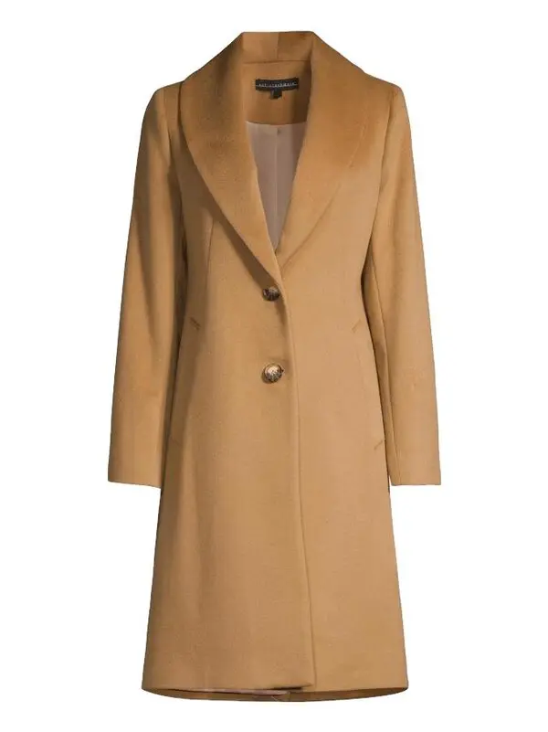 Sofia Cashmere Wool-blend Coat - Camel
