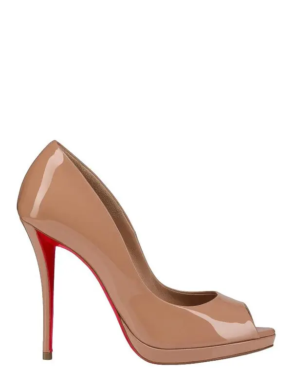 CHRISTIAN LOUBOUTIN Lady Z 120mm Patent Leather Pumps - Blush
