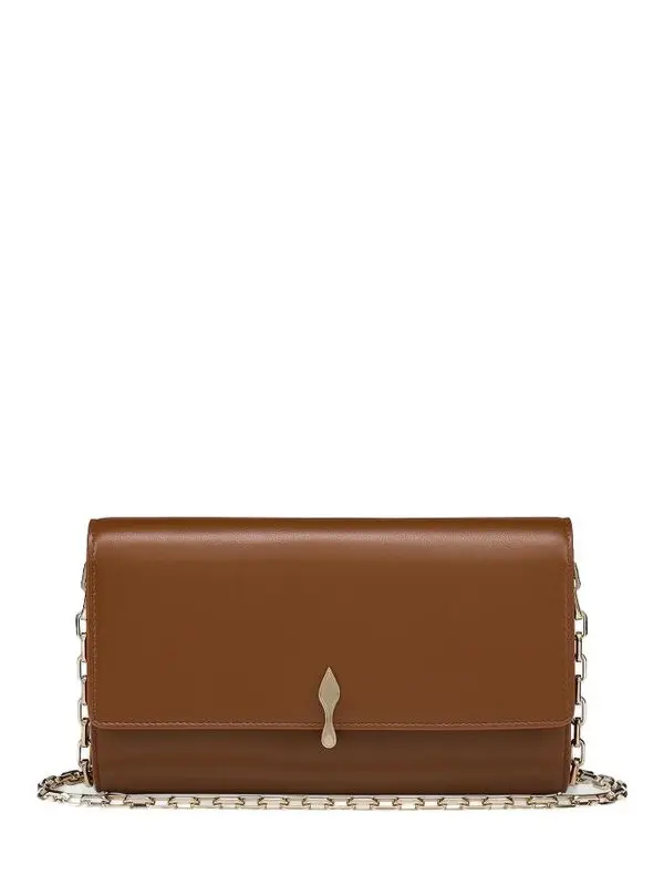 CHRISTIAN LOUBOUTIN Bettina Chain Wallet - Cuoio