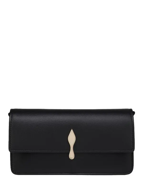 CHRISTIAN LOUBOUTIN Bettina Mini Leather Crossbody Bag - Black