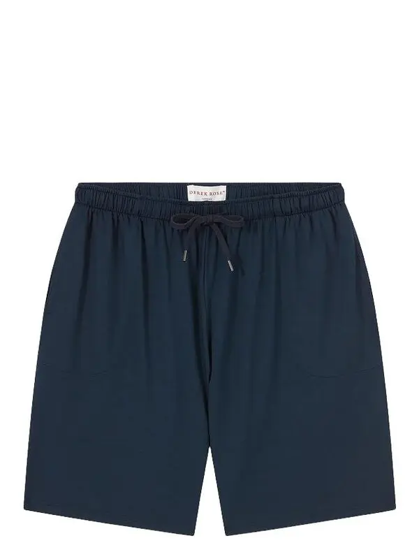 Derek Rose Stretch Jersey Lounge Shorts - Navy