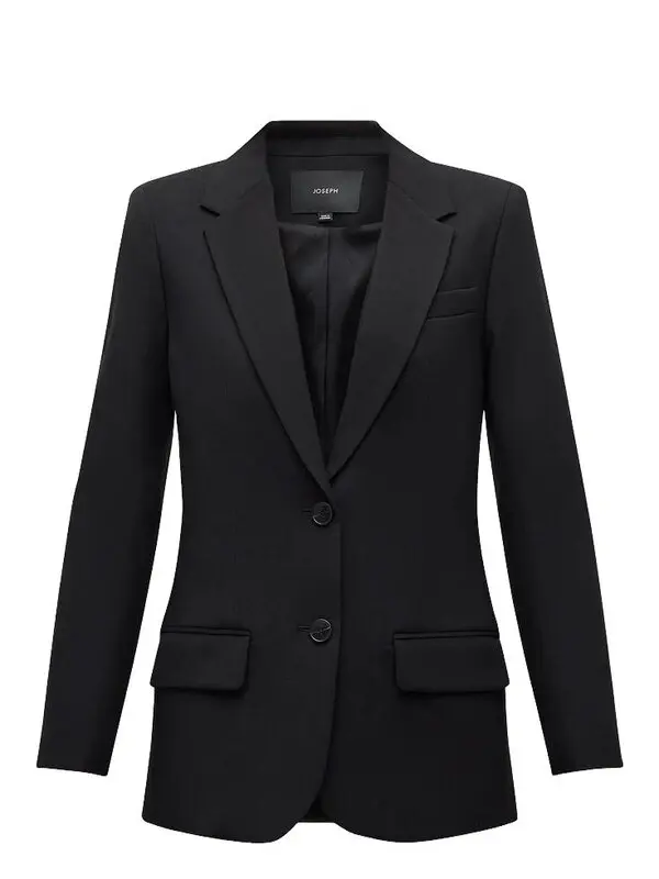 JOSEPH Jackie Wool Tailored Jacket - Black