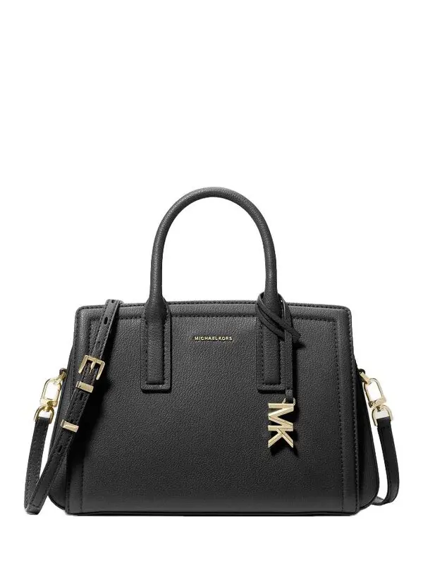 Michael Kors Laila Small Leather Satchel - Black