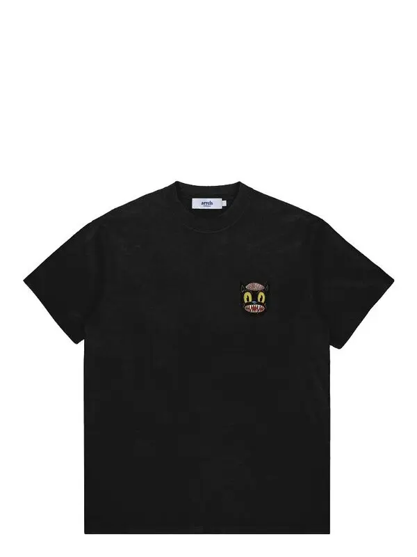 ARRELS BARCELONA Cat Cotton T-shirt - Black