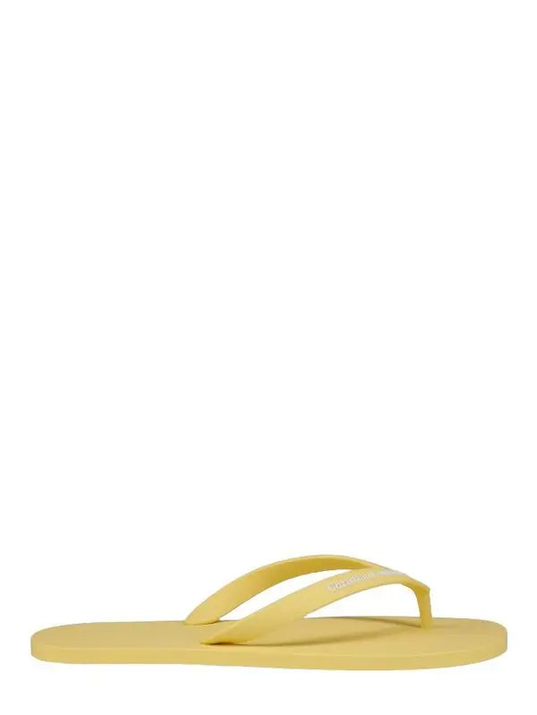 CHRISTIAN LOUBOUTIN Summer Rubber Thong Sandals - Vanilla
