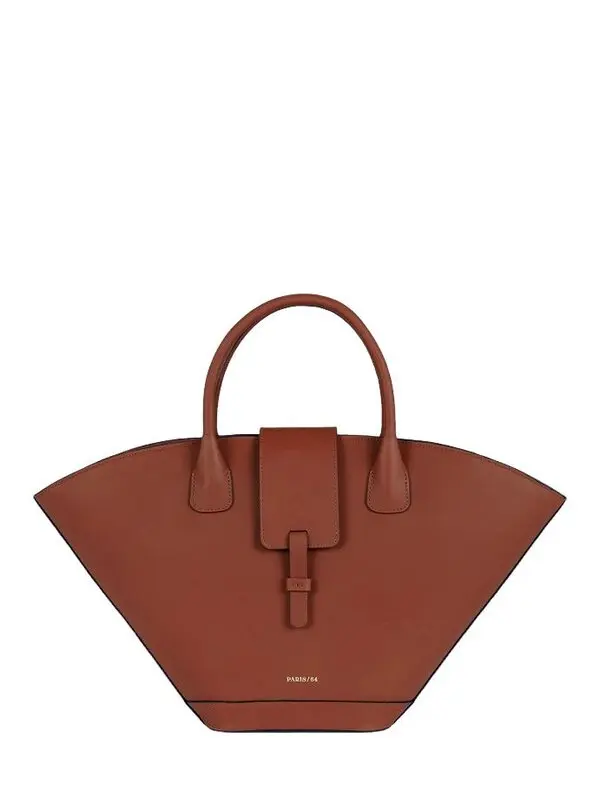 PARIS/64 Lumière Leather Tote Bag - Chocolate