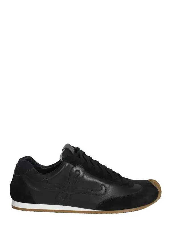 Loewe Ballet Runner 2.0 Leather Low-top Sneakers - Black