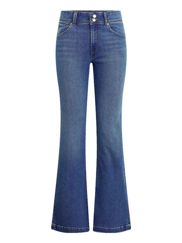 Hudson Jeans Dana High-rise Flared Jeans - Tranquil