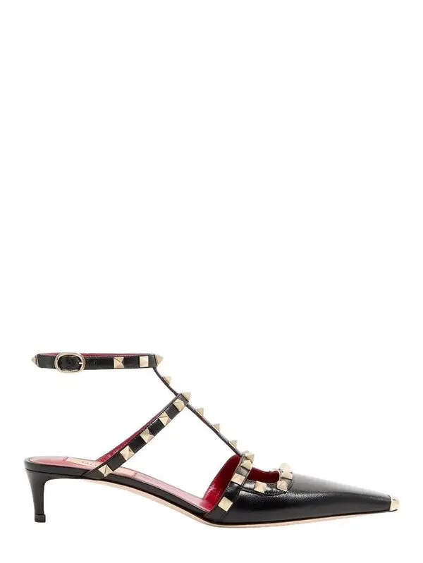 Valentino Garavani Rockstud 40mm Kidskin Pumps - Black