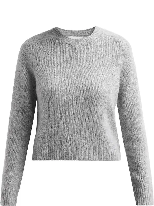 LISA YANG Solene Cashmere-silk Regular-fit Sweater - Cloudy