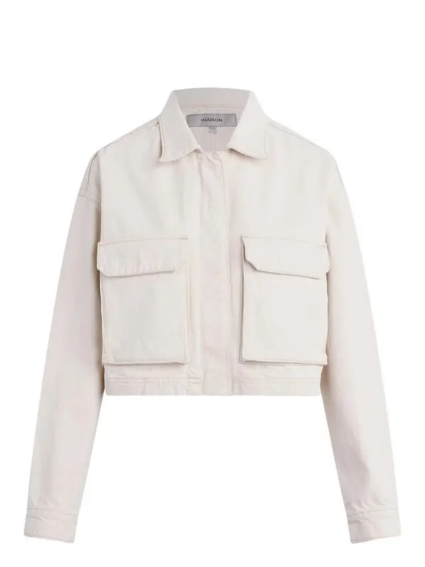Hudson Jeans Chore Cotton Jacket - Ecru