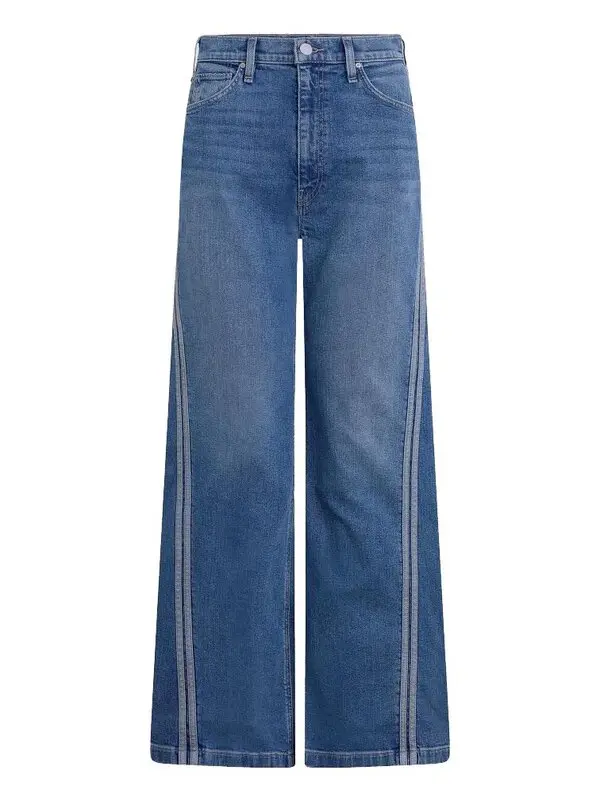 Hudson Jeans Jodi Track-detail Wide-leg Loose-fit Jeans - National