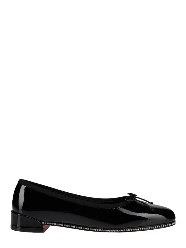 CHRISTIAN LOUBOUTIN Sweetie Strass Flats - Black