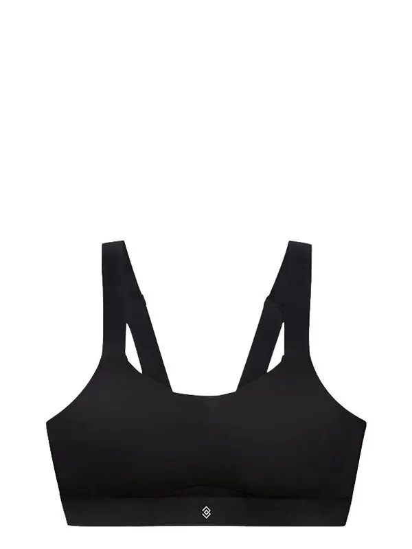 THIRDLOVE Kinetic Logo-strap Sports Bra - Black