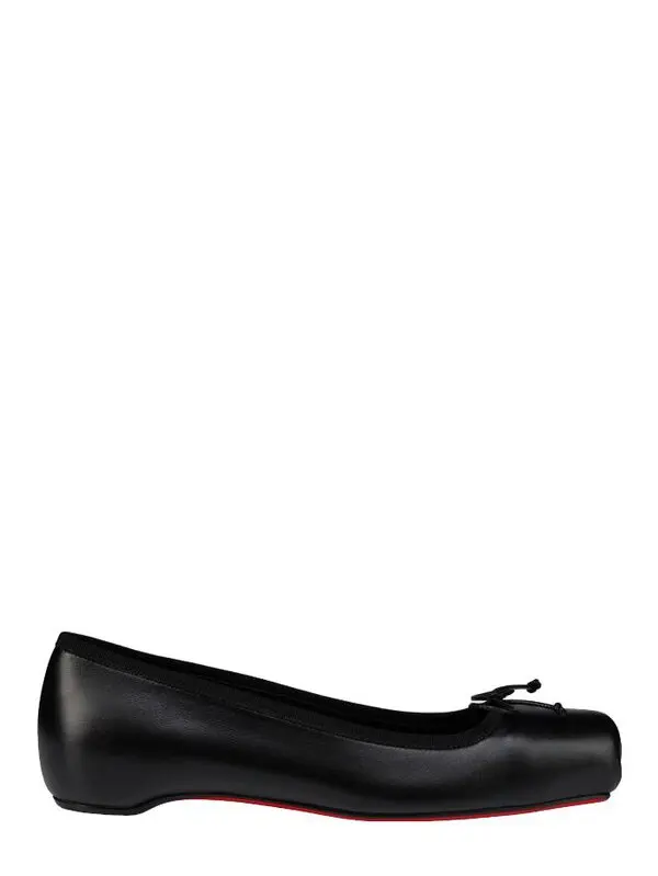 CHRISTIAN LOUBOUTIN Cassia Nodo Flats - Black