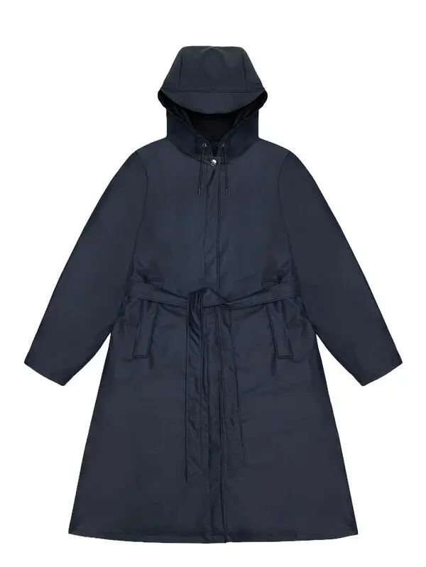 Rains A-line Longer W Jacket - Navy