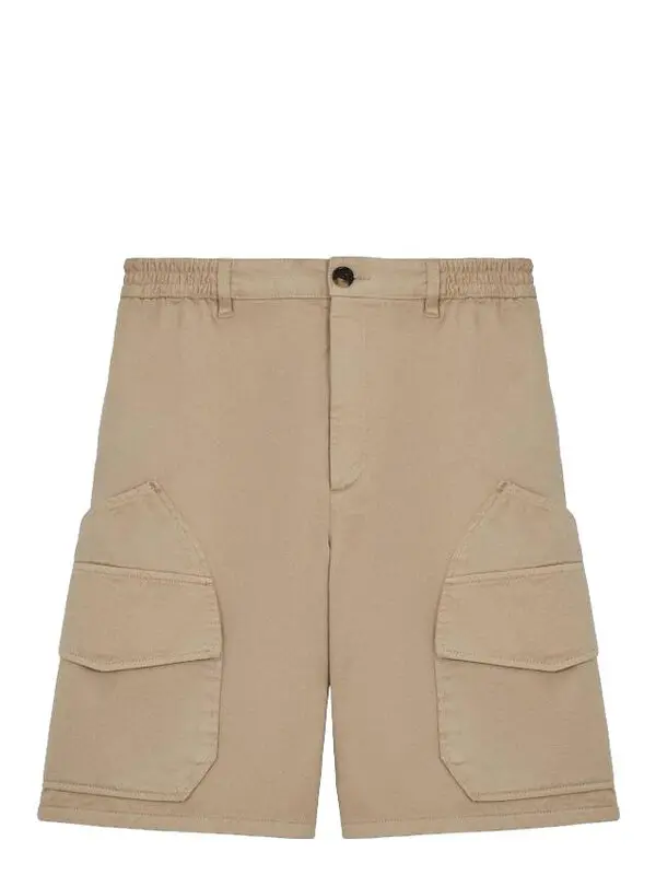 Loewe X Paula's Ibiza Washed Cotton Cargo Shorts - Sand