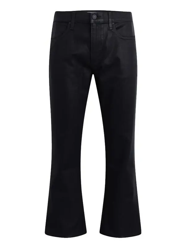 Hudson Jeans Walker Coated Kick Flare Jeans - Coated Phantom