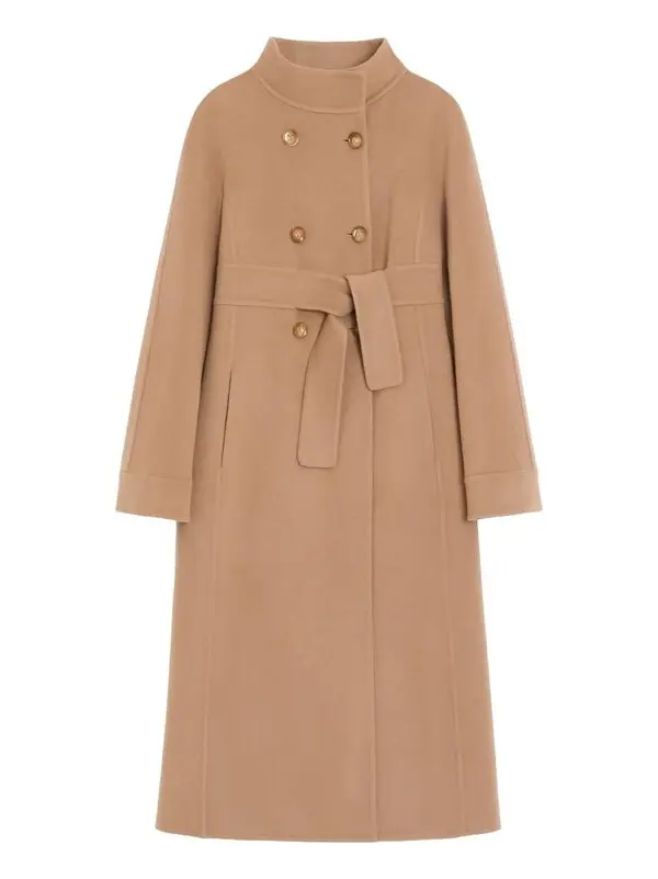 Valentino Garavani Double Kashmir Coat - Camel