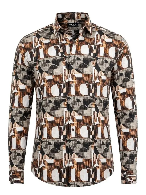 MACEOO Fibonacci Woven Shirt - Multicolored