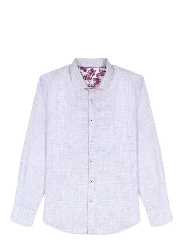 Robert Graham Edison Textured Cotton Shirt - Multi