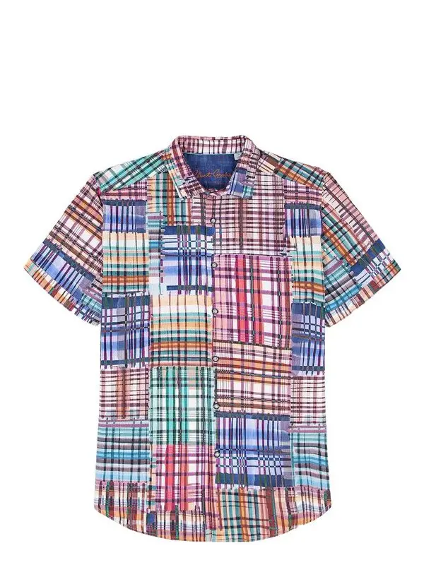 Robert Graham Murdoch Plaid Cotton Short-sleeve Shirt - Multi