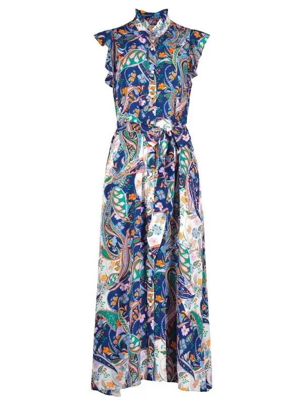 Robert Graham Sadie Paisley Floral Maxi Dress - Multi