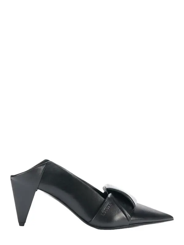 Loewe Origami 70mm Leather Pumps - Black