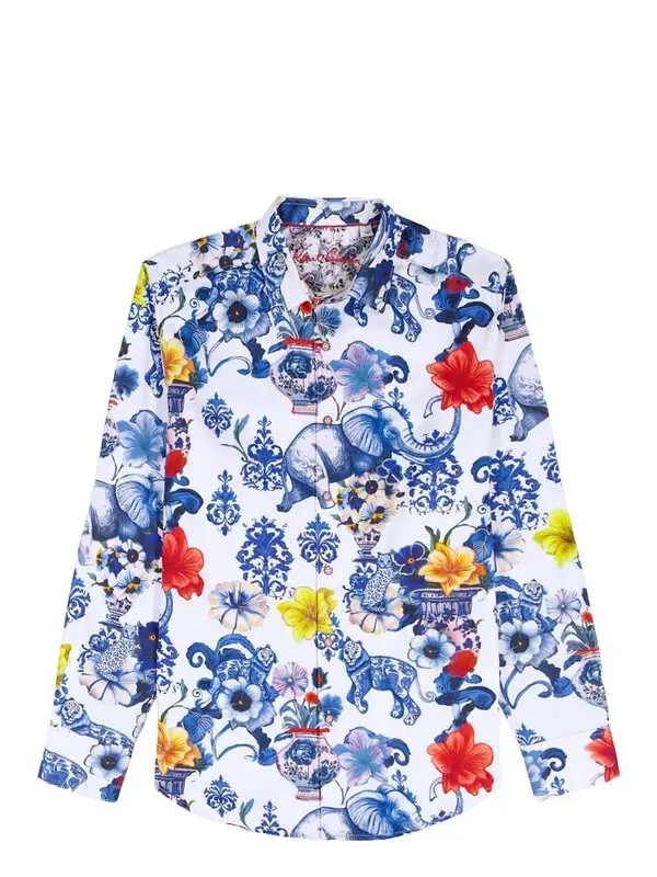 Robert Graham Piccadilly Floral Cotton Shirt - Multi