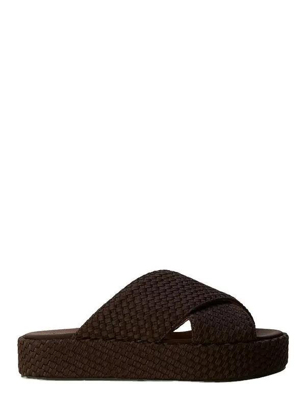 NAGHEDI Laguna Platform Sandals - Chocolate