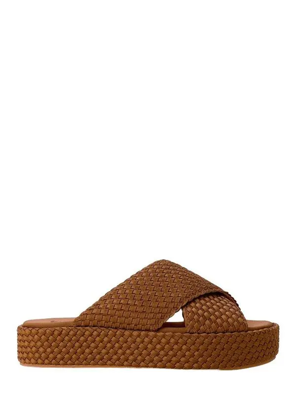 NAGHEDI Laguna Platform Sandals - Teak