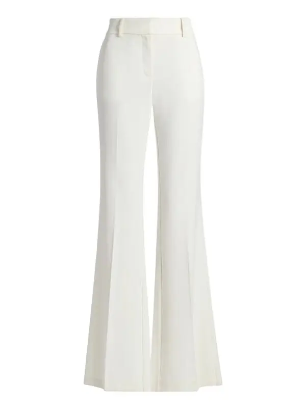 Ramy Brook Orian Pleated Flare-leg Pants - Ivory