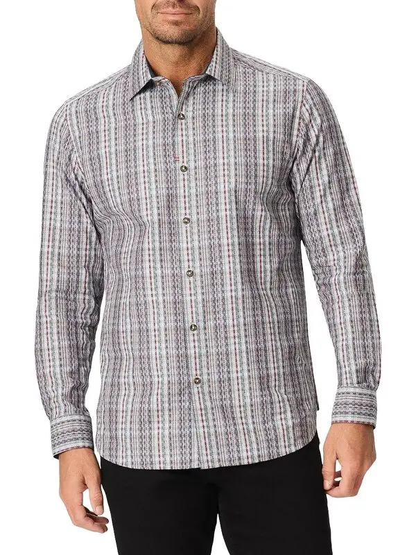 Robert Graham Elroy Cotton-blend Button-front Shirt - Multi