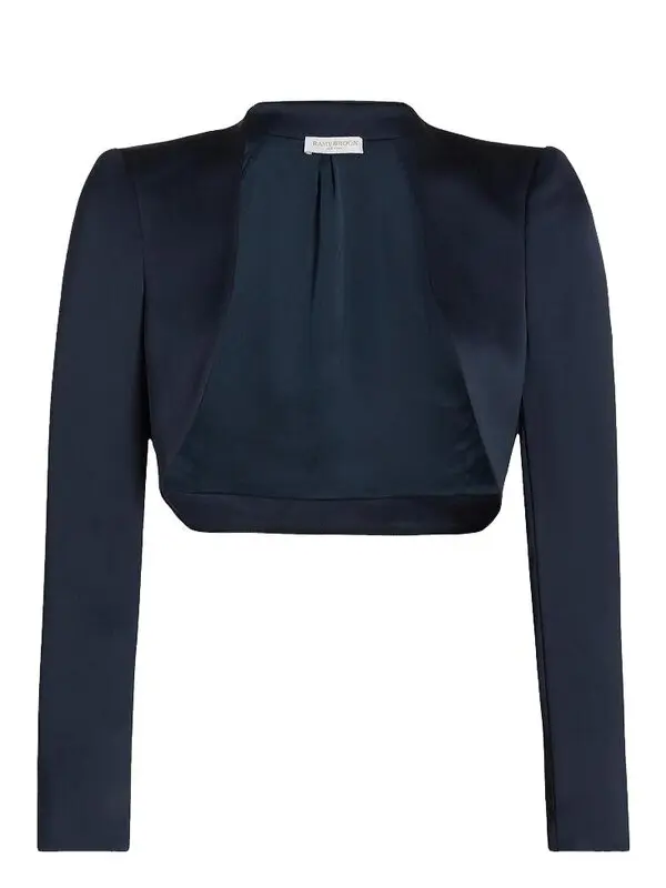 Ramy Brook Gia Open-front Capelet - Navy