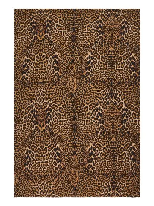 Sofia Cashmere Leopard-print Cashmere Wrap - Camel Multi