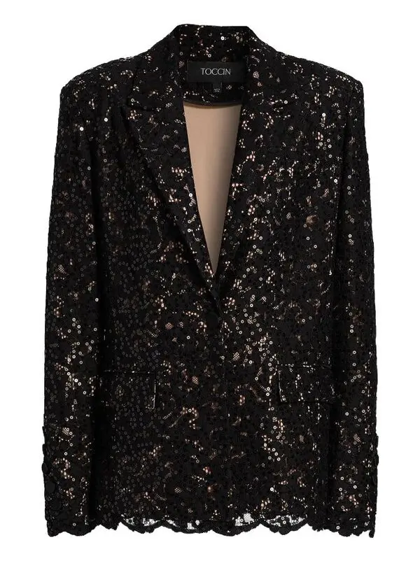 TOCCIN Willa Boyfriend Blazer - Jet