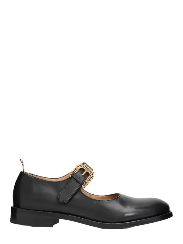 Thom Browne Leather Mary Janes - Black