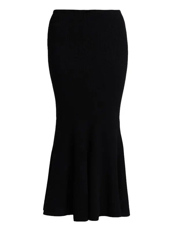 TOCCIN Lynn Godet Midi-skirt - Jet