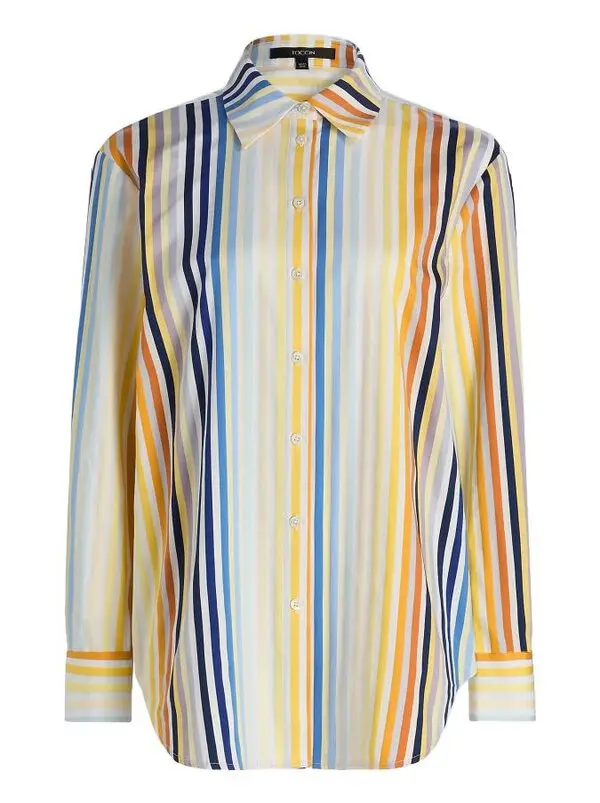 TOCCIN Brennan Boyfriend Shirt - Sunset