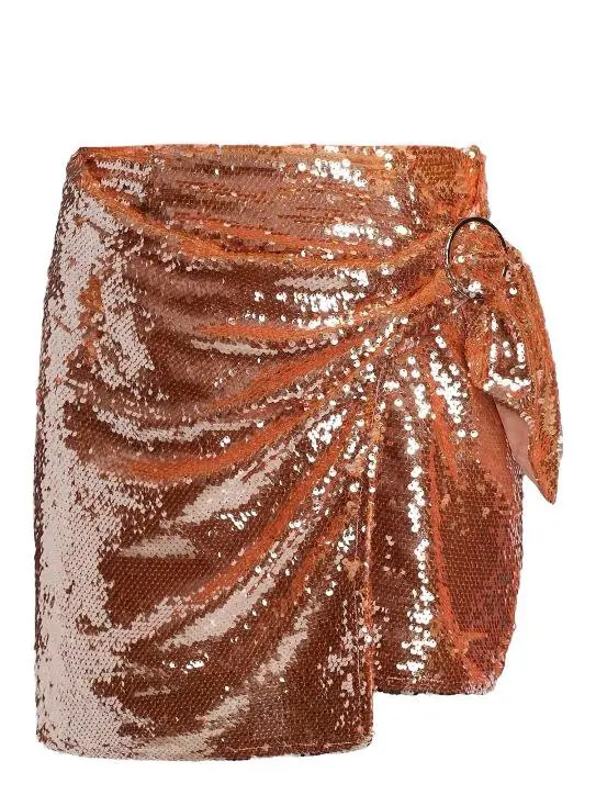 TOCCIN Dawson Sequin Sarong-style Miniskirt - Spritz
