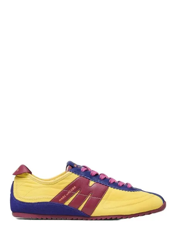 Marc Jacobs The Bleeker 400 Leather Runner Sneakers - Bumblebee Multi