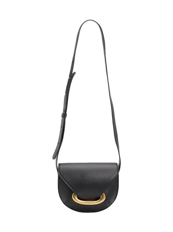 WANDLER Veneto Small Leather Crossbody Bag - Black