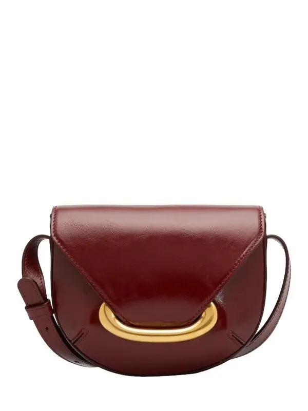 WANDLER Veneto Small Leather Crossbody Bag - Ruby Glaze