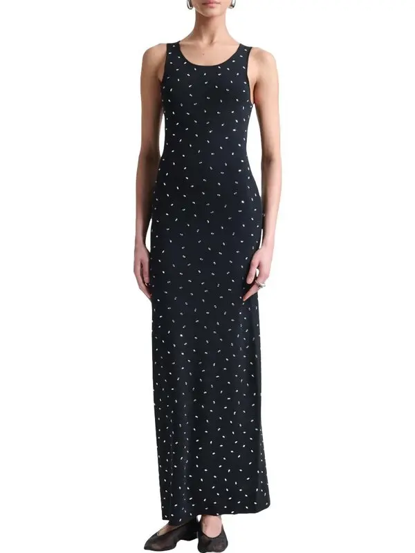 Altuzarra Geordie Printed Maxi Dress - Black