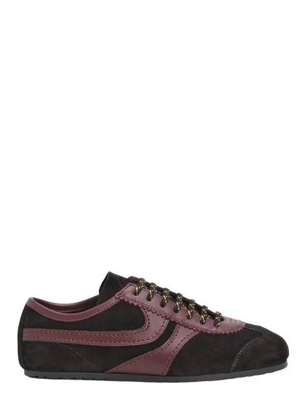 Dries Van Noten Suede Low-top Sneakers - Black